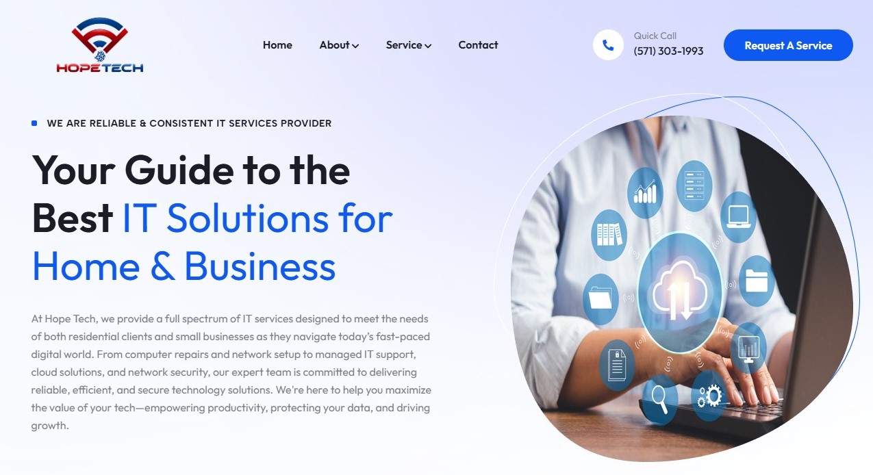 Alexandria IT Support Computer Repair DMV – Hope Tech LLC